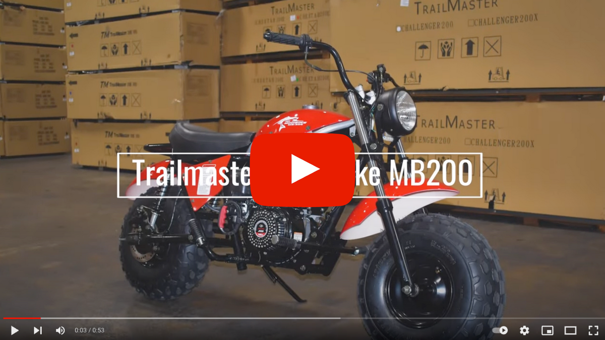 VIDEO: Trailmaster MINI Bike MB200