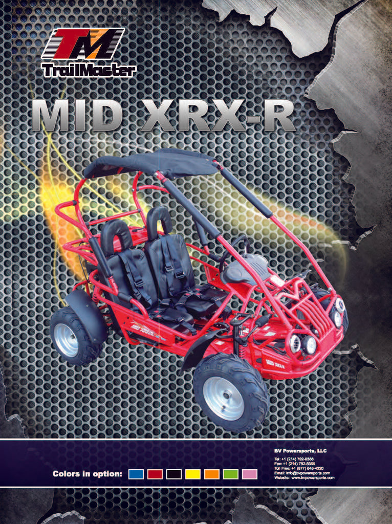 TrailMaster XRX/R Mid Size Go Kart - TrailMaster Go Kart | MotoBuys