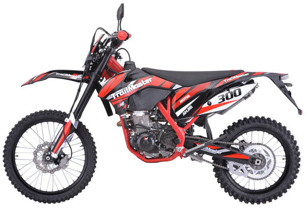 TrailMaster TM38EX 300cc (298cc) Dirt Bike - 31HP Engine, EFI, 6-Speed