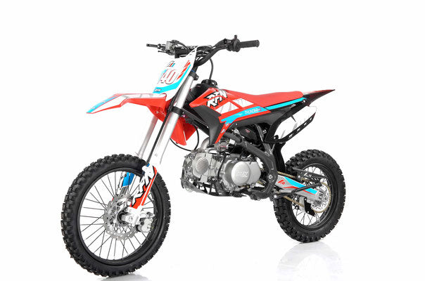 Apollo Thunder 140 Full Size Dirt Pit Bike, 4 Speed Manual, Kick Start