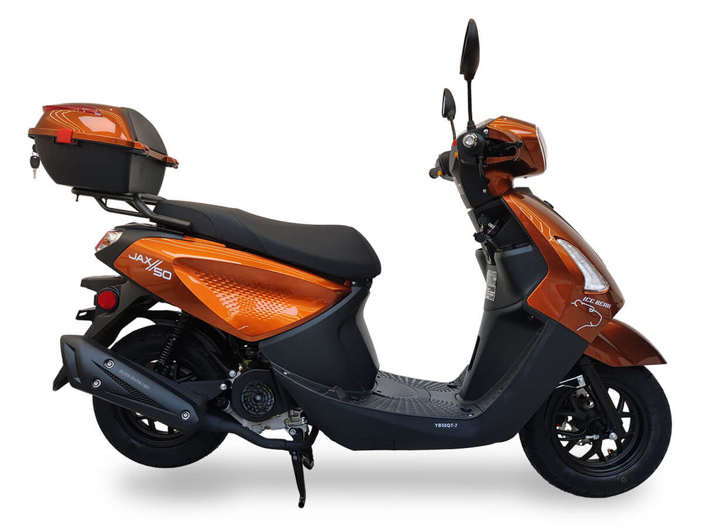 Ice Bear Jax PMZ50-3 49.5cc, GY6 Honda Clone, Seat Height 29.2 inches,