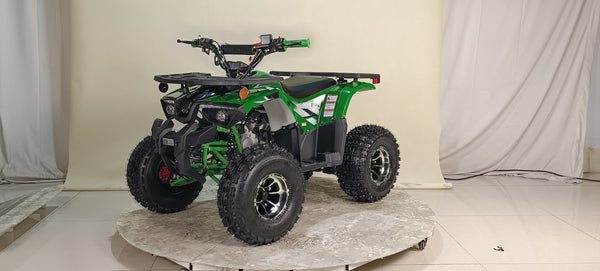RPS DYNO 125cc Mid Size Youth ATV, Automatic with Reverse, Chrome Rims