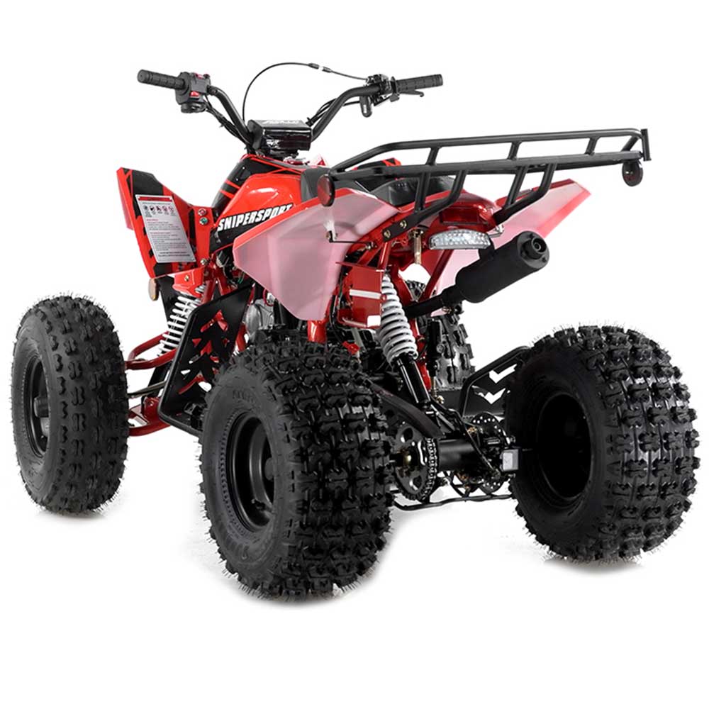 Apollo Sniper 125cc Youth Race Style ATV, Electric start, Automatic Tr