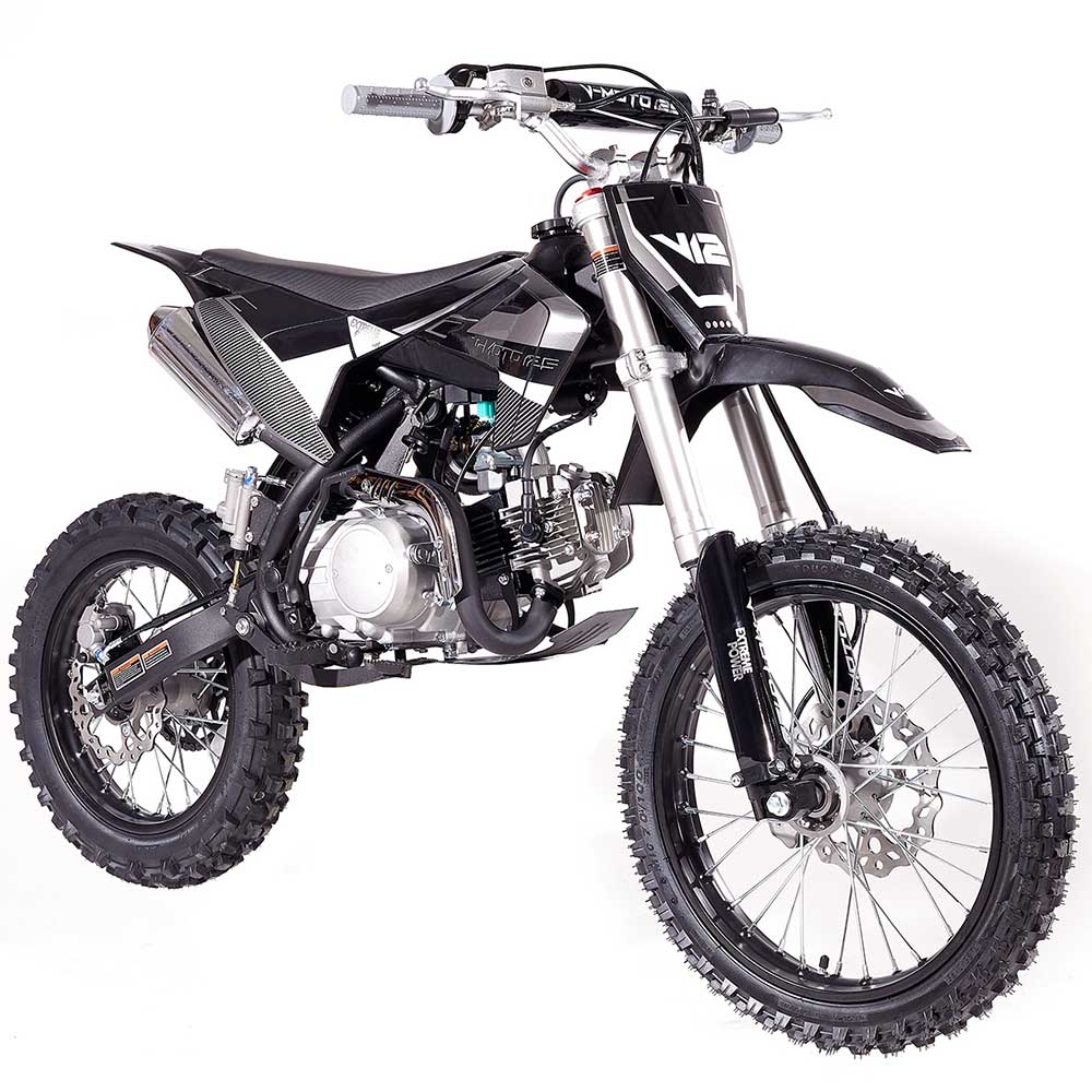 Apollo V12 Dirt Bike 125cc, 4 Speed Manual Trans, 32.6" Seat Height, K