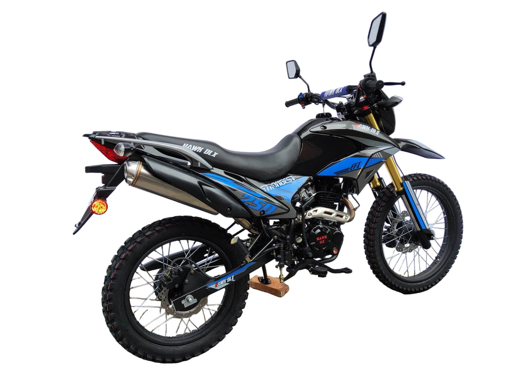 Kymoto HAWK DLX 250cc Fuel Injected Enduro/Dual Sport 5 Speed | MotoBuys