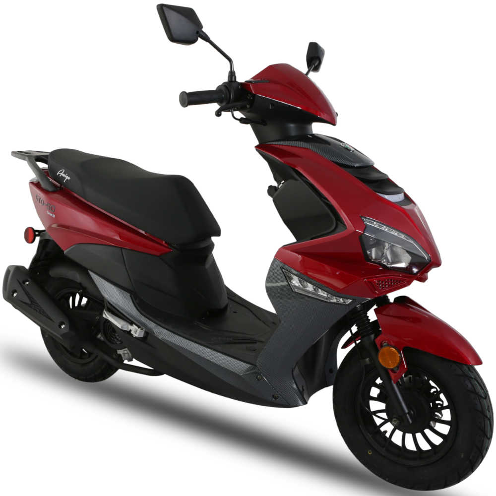 Amigo GTO 150 Automatic Moped Scooter, FULLY ASSEMBLED, Electric Start